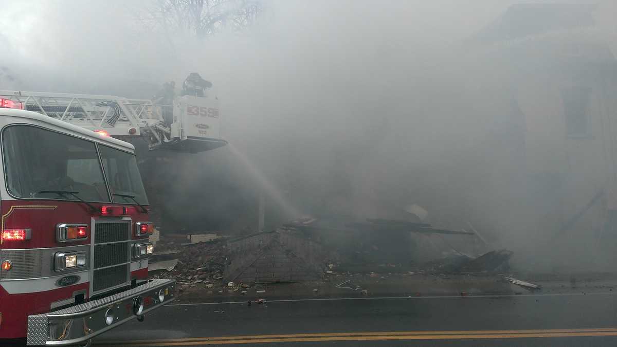 PHOTOS: Fire destroys 9-unit apartment building