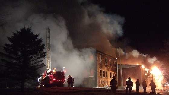 PHOTOS FROM THE SCENE: St. Mary's Academy fire