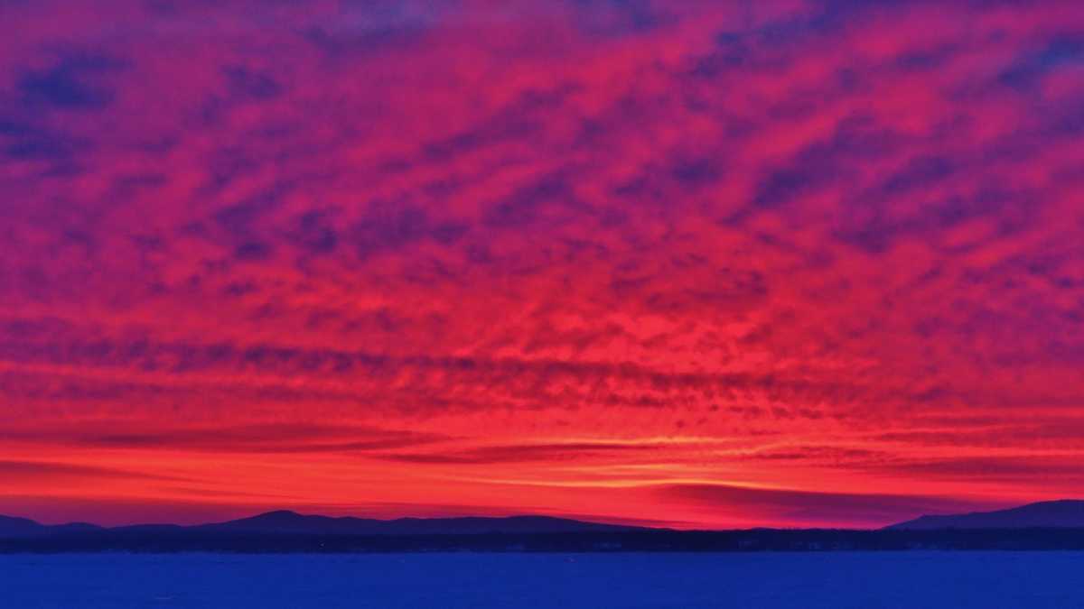 Beautiful March sunrise