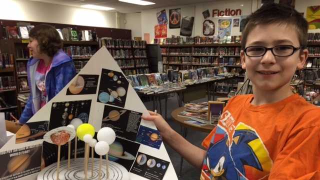 PHOTOS: Science comes alive with 6th Grade Astronomy projects