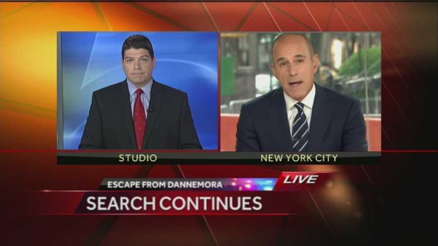 Matt Lauer talks with WPTZ about interview with Lyle Mitchell