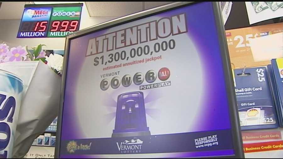 Vermont stores sold two $150,000 Powerball winning tickets