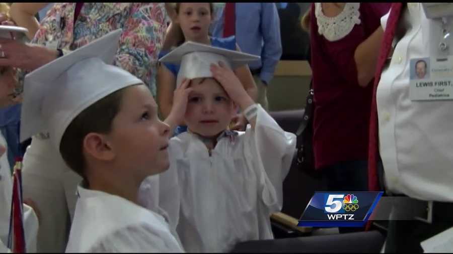 Children's hospital patient gets special kindergarten graduation