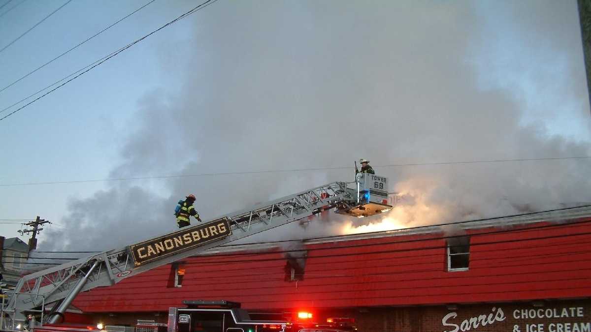 In Photos: Fire At Sarris Candies Factory