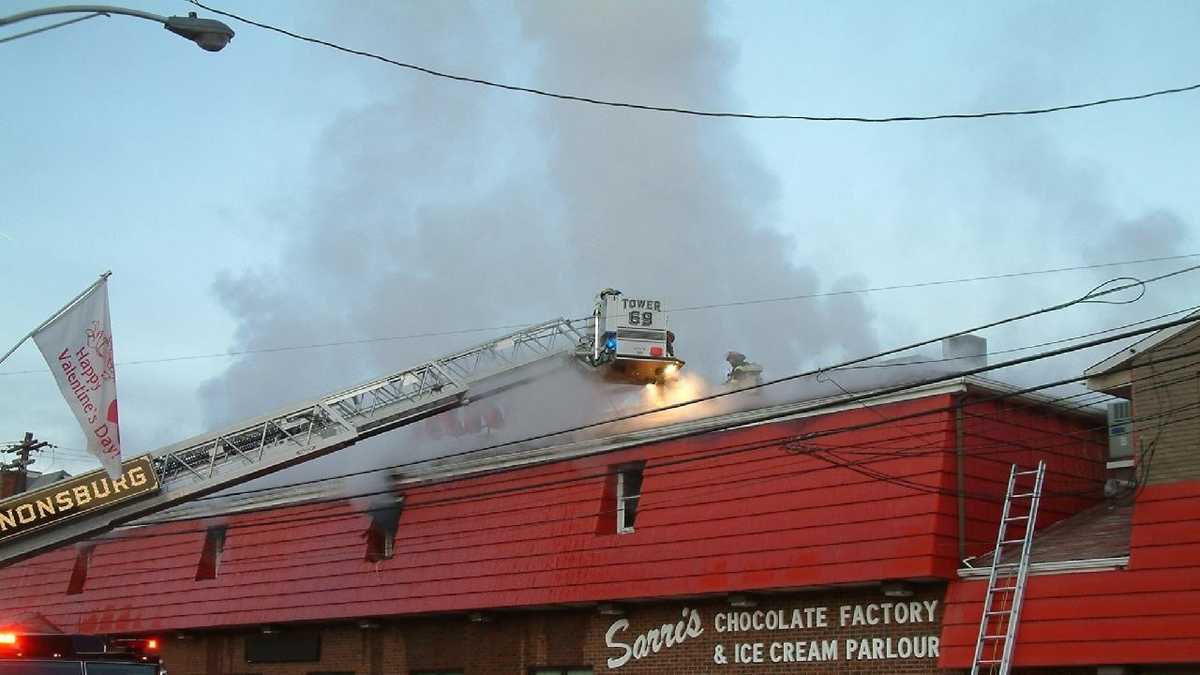 In Photos: Fire At Sarris Candies Factory