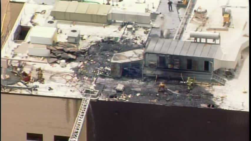 Meat packing plant catches fire in Arnold