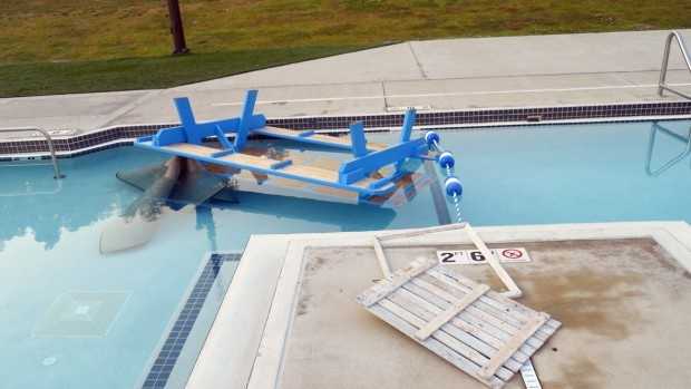 Reward offered in pool, concession stand vandalism