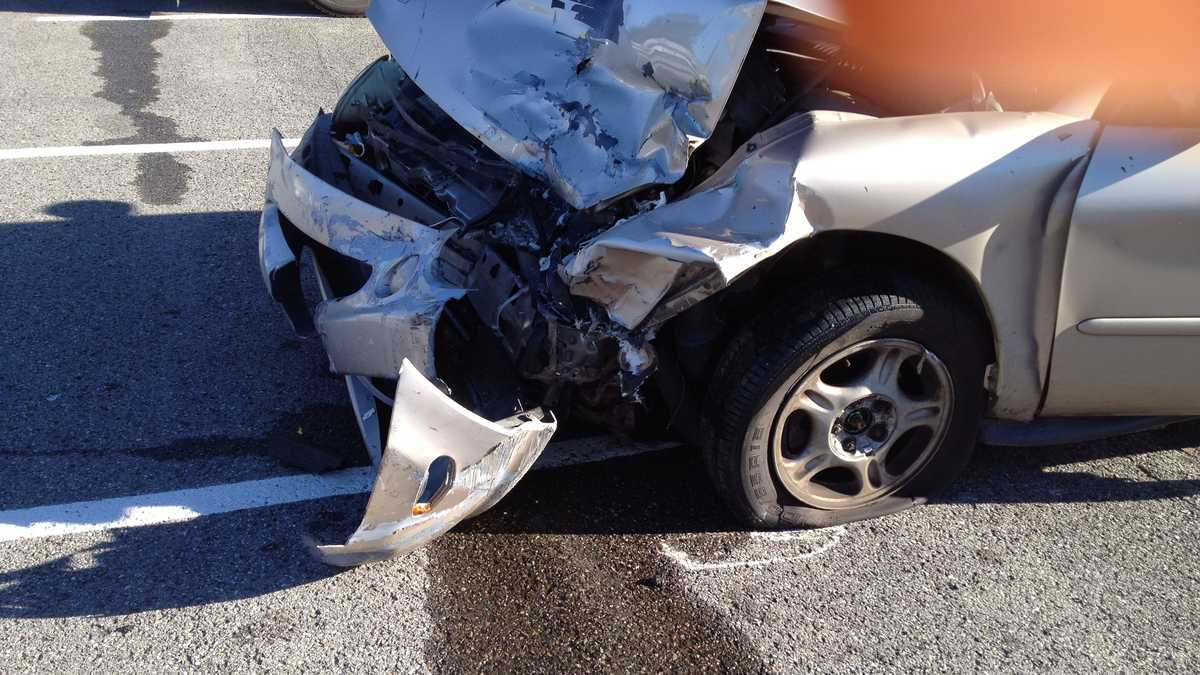 Photos: Police officer's leg broken in I-376 chase, crash
