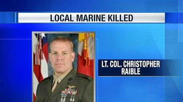 Flags ordered to half-staff for slain Marine