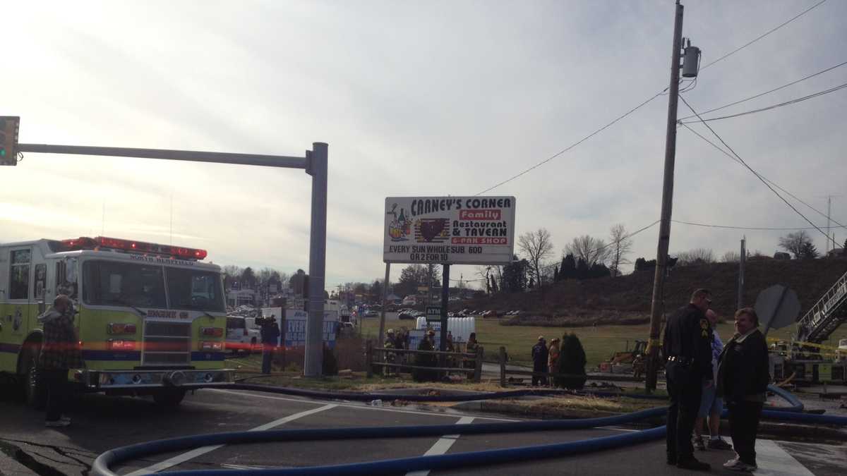 In photos: Carney's Corner fire