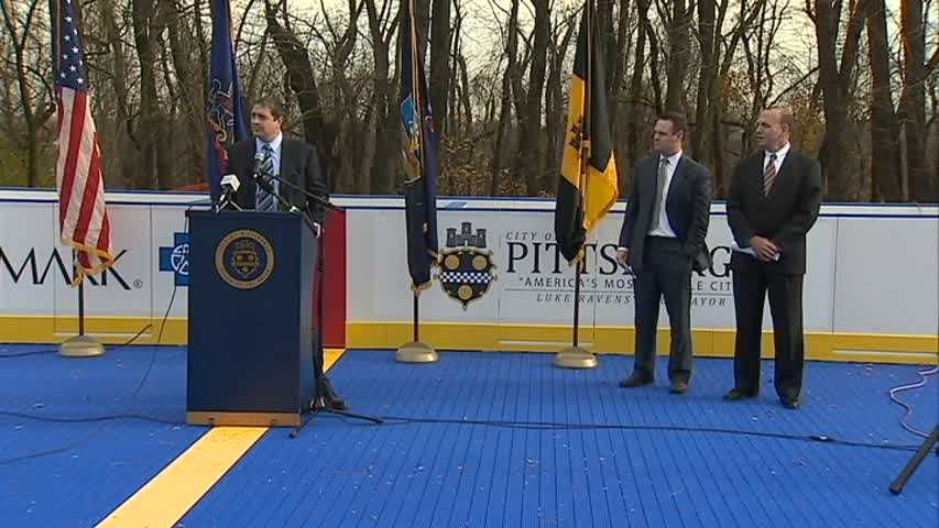 In photos: New dek hockey rink opens in Banksville Park