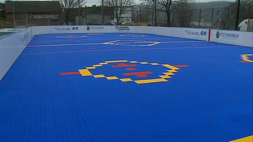 In photos: New dek hockey rink built in Hazelwood