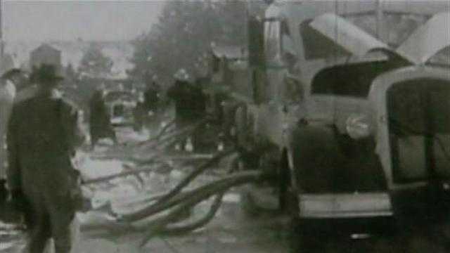 Photos: Fire burns Saint Vincent College in 1963