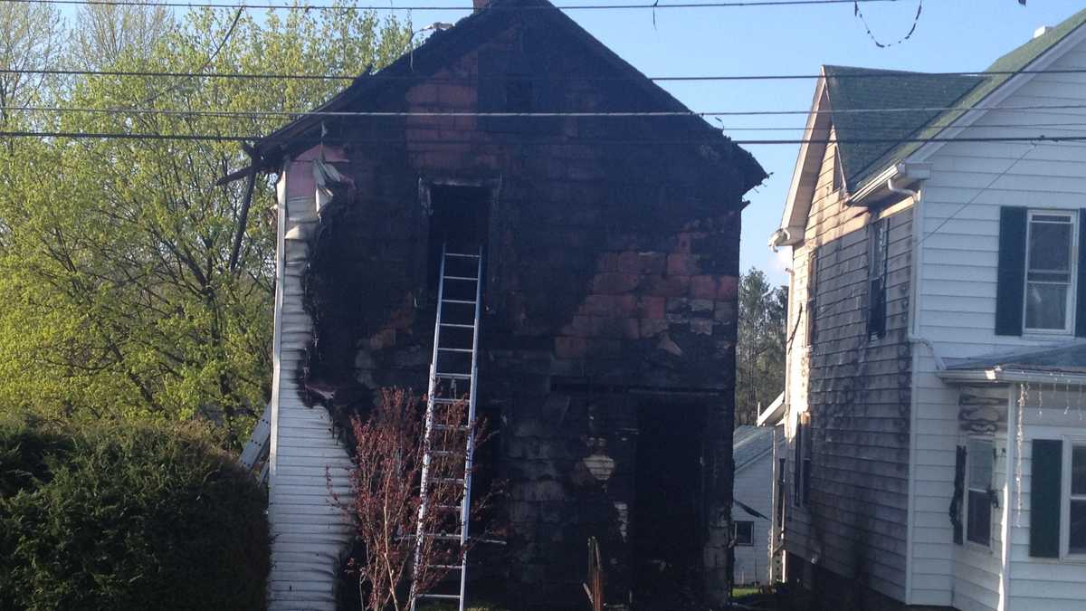 In photos: Fire destroys IUP students' home