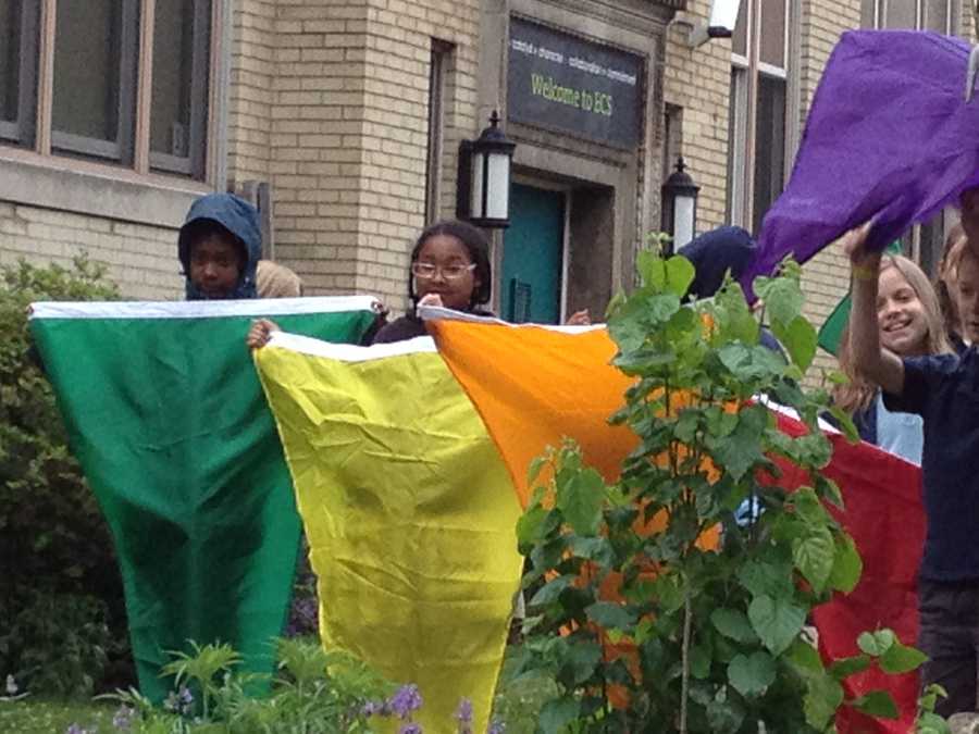 Photos: New flag program to alert community of air quality conditions