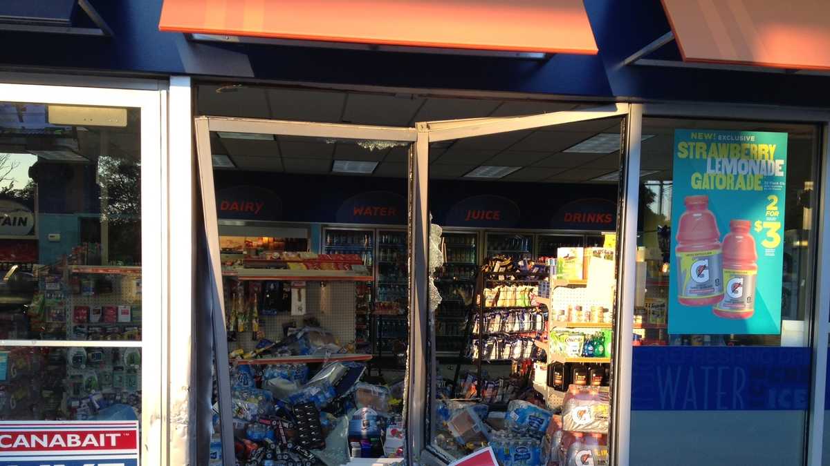 Photos Car Crashes Into Bp Convenience Store