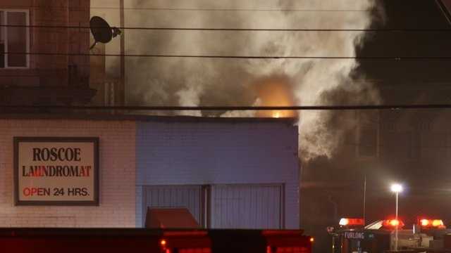 Photos: Roscoe apartment building fire