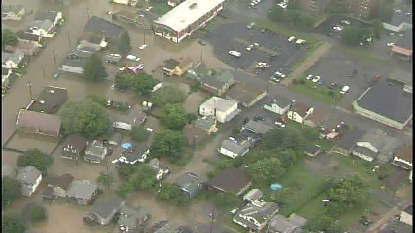 Photos: Heavy rains flood DuBois, nearby towns