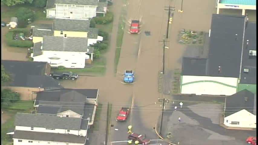 Photos: Heavy rains flood DuBois, nearby towns