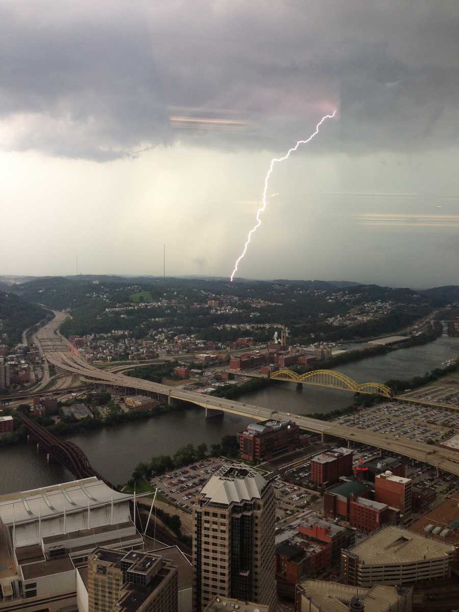 Your photos: Latest storms bring lightning strikes, some flash flooding