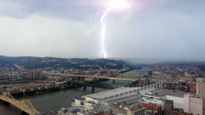 Your photos: Latest storms bring lightning strikes, some flash flooding