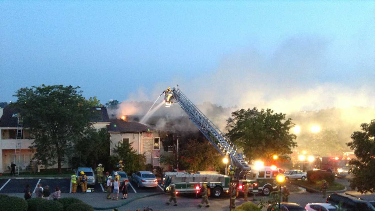 Photos: Big fire at Robinson Twp. condos