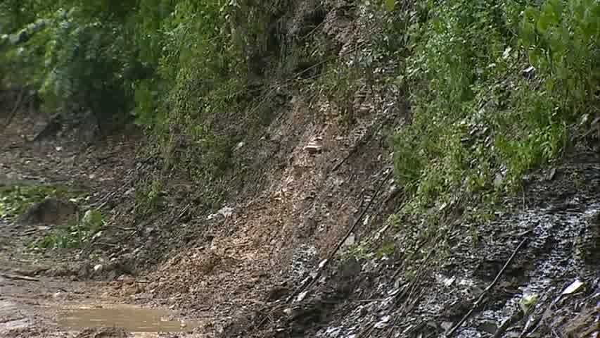 Photos: Big mudslide in Monroeville