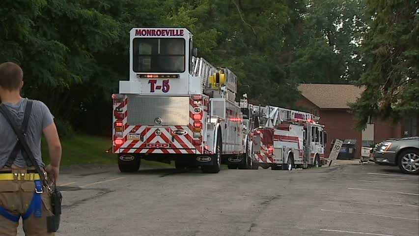 Fire at Monroeville apartments knocked down