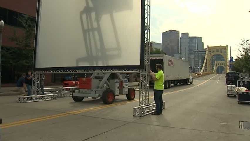 Big screen returns; traffic restrictions in place