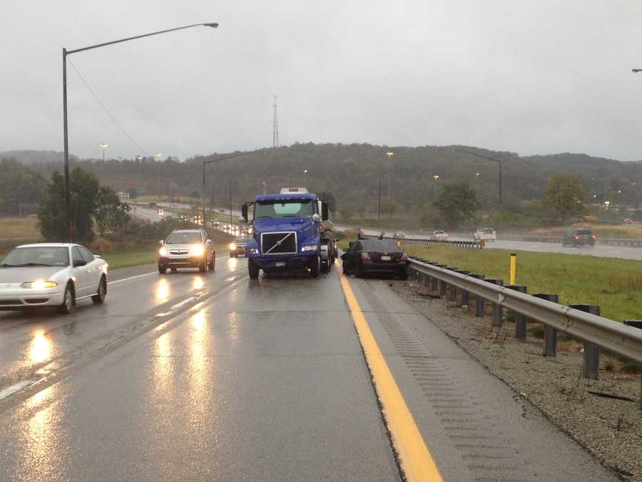 Photos: Tractor-trailer, cars in Rt. 119 crash