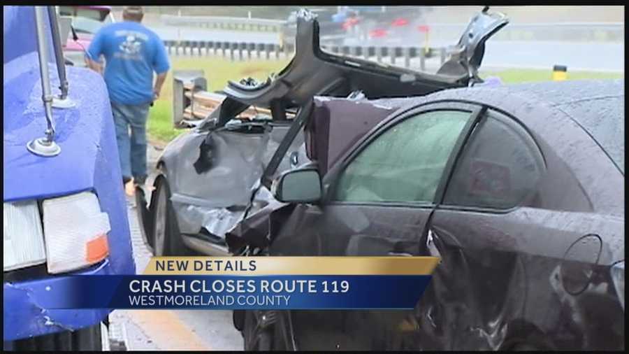 Photos: Tractor-trailer, cars in Rt. 119 crash