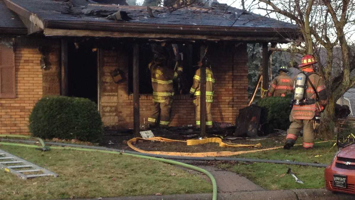 Photos: Fire destroys house in Baden