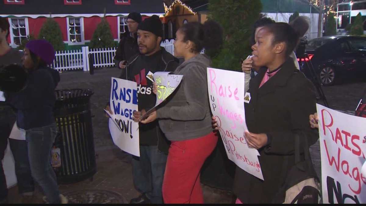 Photos: Fast-food protests in Pittsburgh