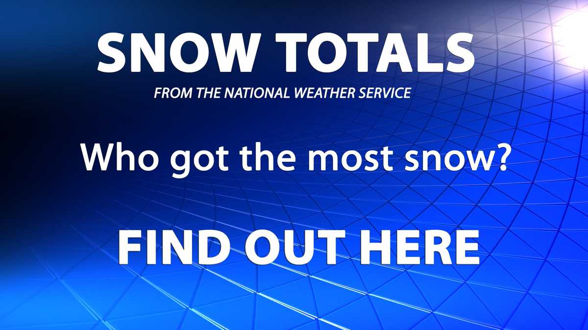 Find Out Who Got the Most Snow - Feb 5th Storm