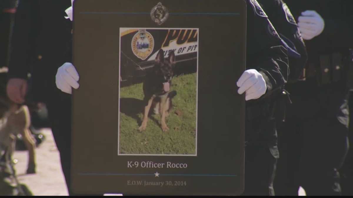Funeral service held for K-9 Rocco
