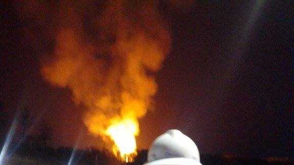 Photos: Gas well explosion, fire in Greene County