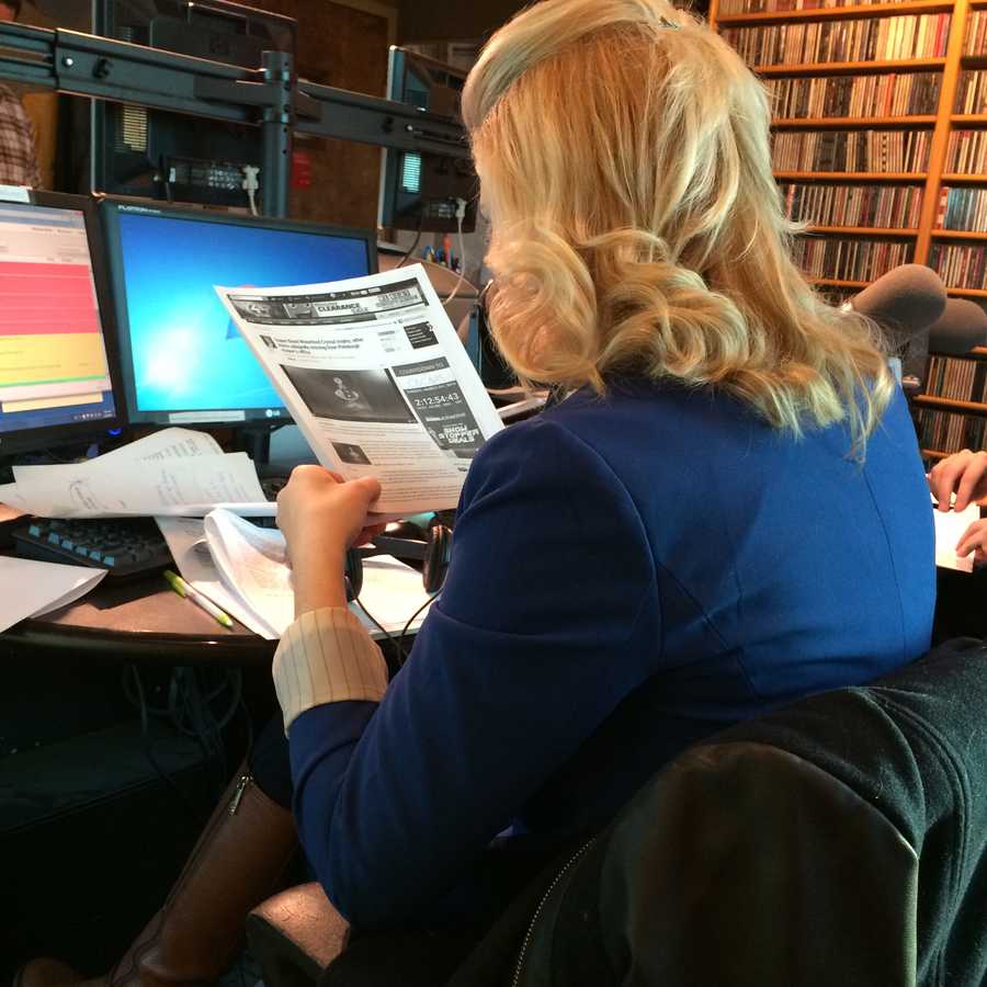Photos Jackie Schafer Guest Hosts On Wdve Morning Show