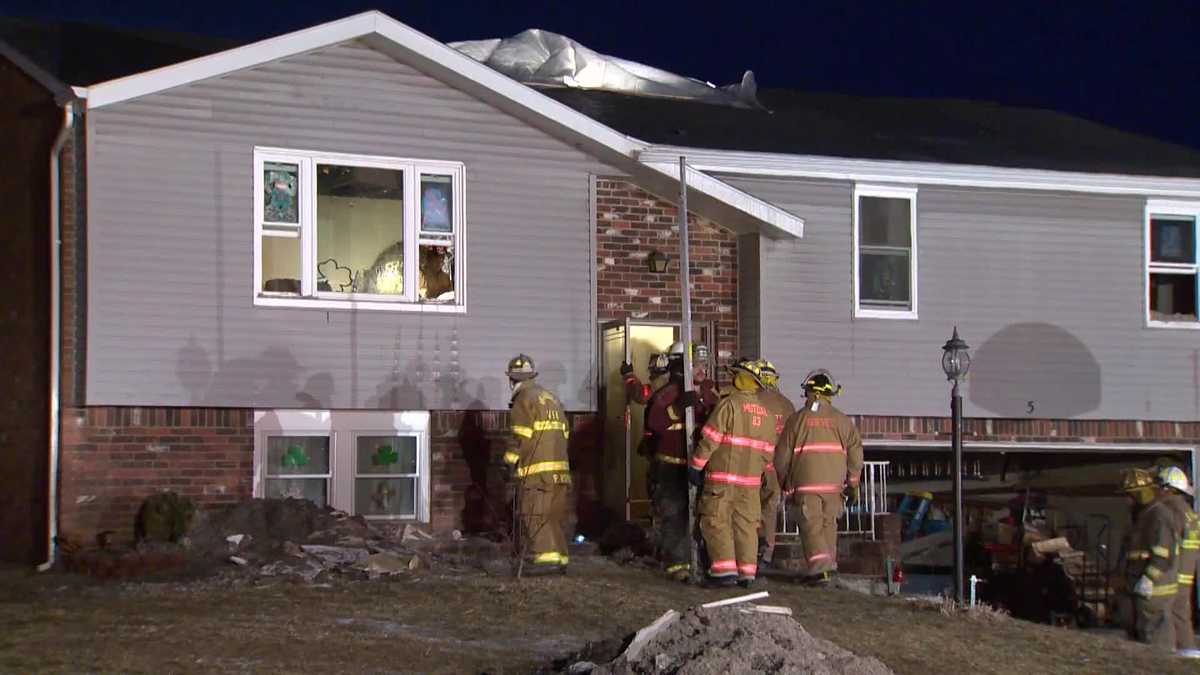 Mom, kids flee home as fire causes heavy damage