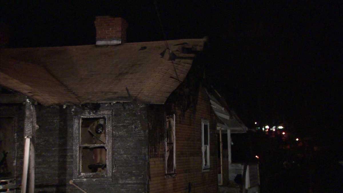Photos: Plum fire damages home
