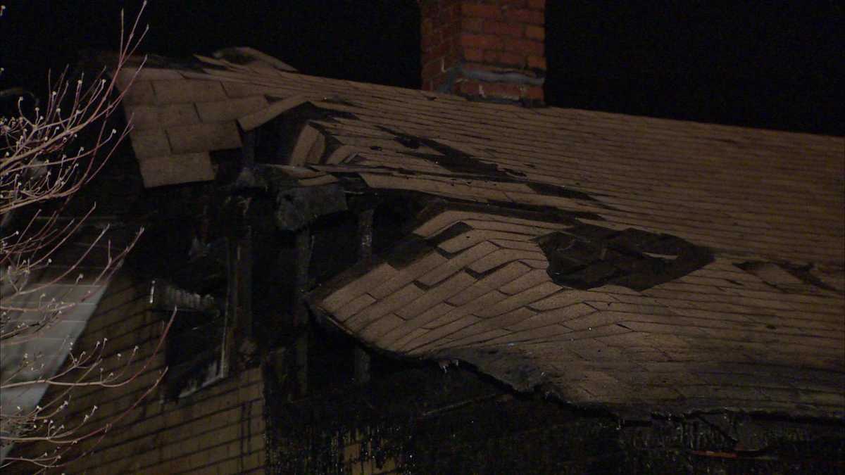 Photos: Plum fire damages home