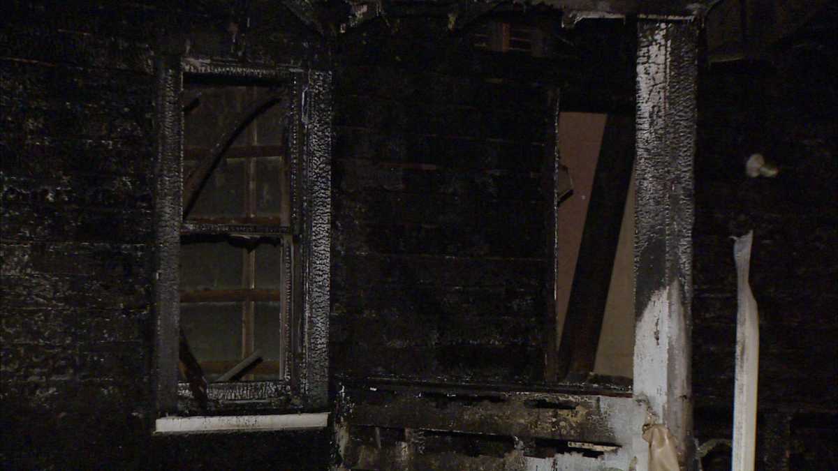 Photos: Plum fire damages home