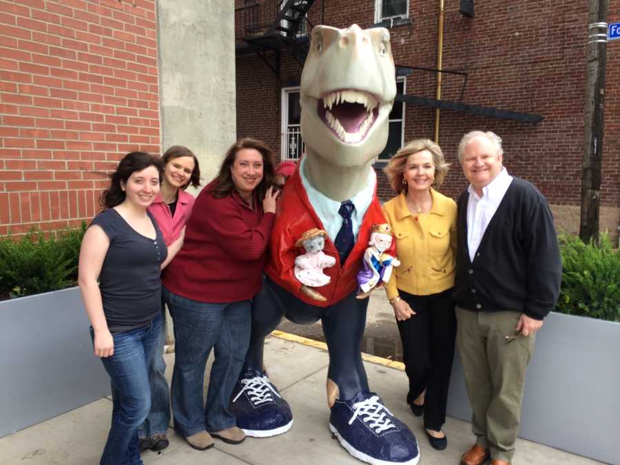Photos: Fred-O-Saurus Rex gets new South Side home