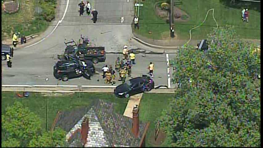 Photos: 3 vehicles involved in Shaler crash