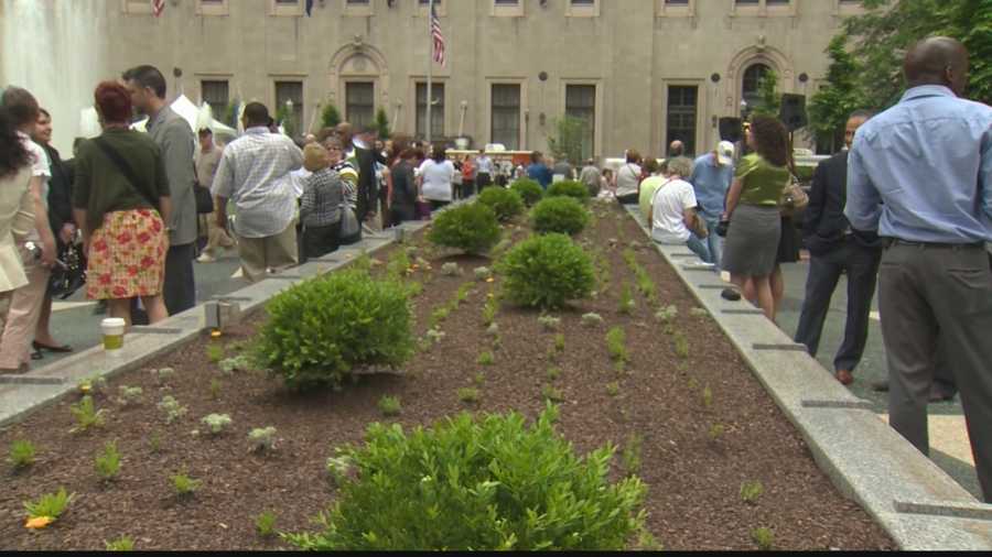 Photos: Mellon Square downtown park reopens