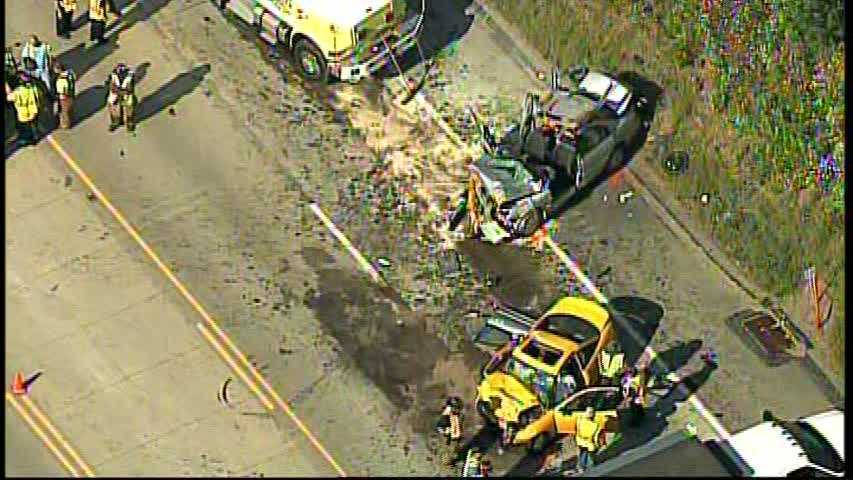 Photos: Head-on crash on Route 119 in Dunbar Township