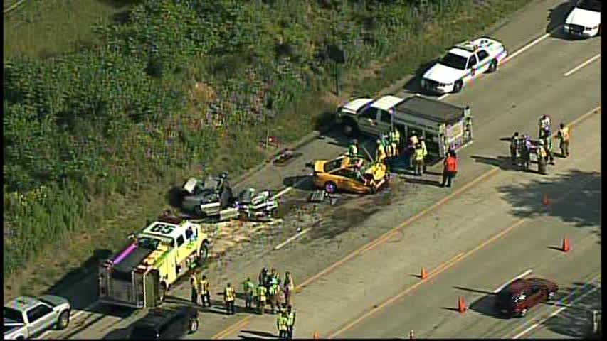 Photos: Head-on crash on Route 119 in Dunbar Township