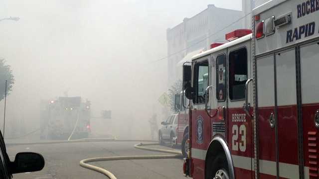 Fire damages 3 businesses in Ambridge
