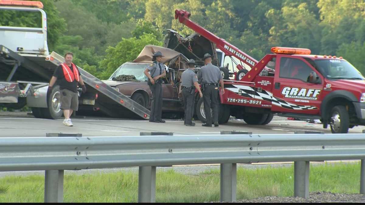 Photos: Vehicles become entangled in Route 28 crash
