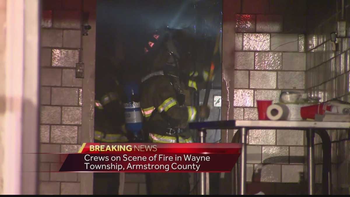 Photos: Meat processing plant fire in Armstrong County
