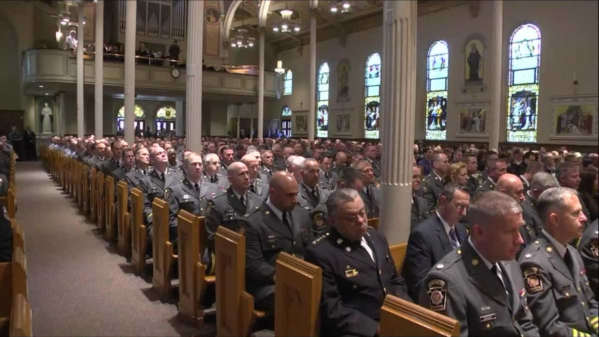 (PHOTOS) Funeral of PA State Police Corporal Bryon Dickson